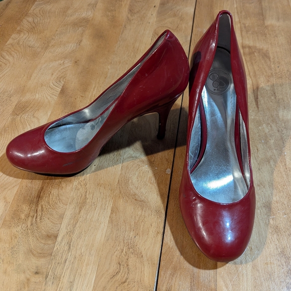 Jessica Simpson | Shoes | Jessica Simpson Red Patent Leather Heels ...
